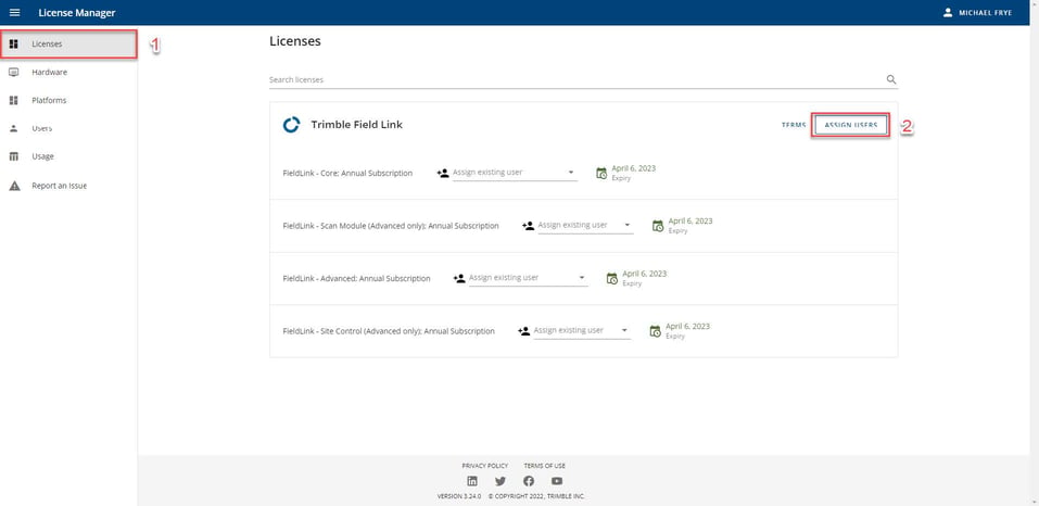 Trimble License Manager Quick Start Guide | BPSE
