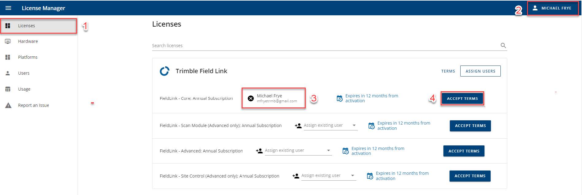 Trimble License Manager Quick Start Guide | BPSE