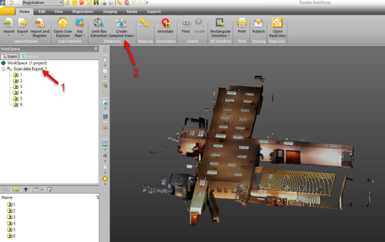 How to Import X7 Scan Data into Trimble Realworks